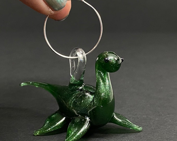 Nessie Ornament Glass Loch Ness Monster Glass Christmas Tree Ornament ...