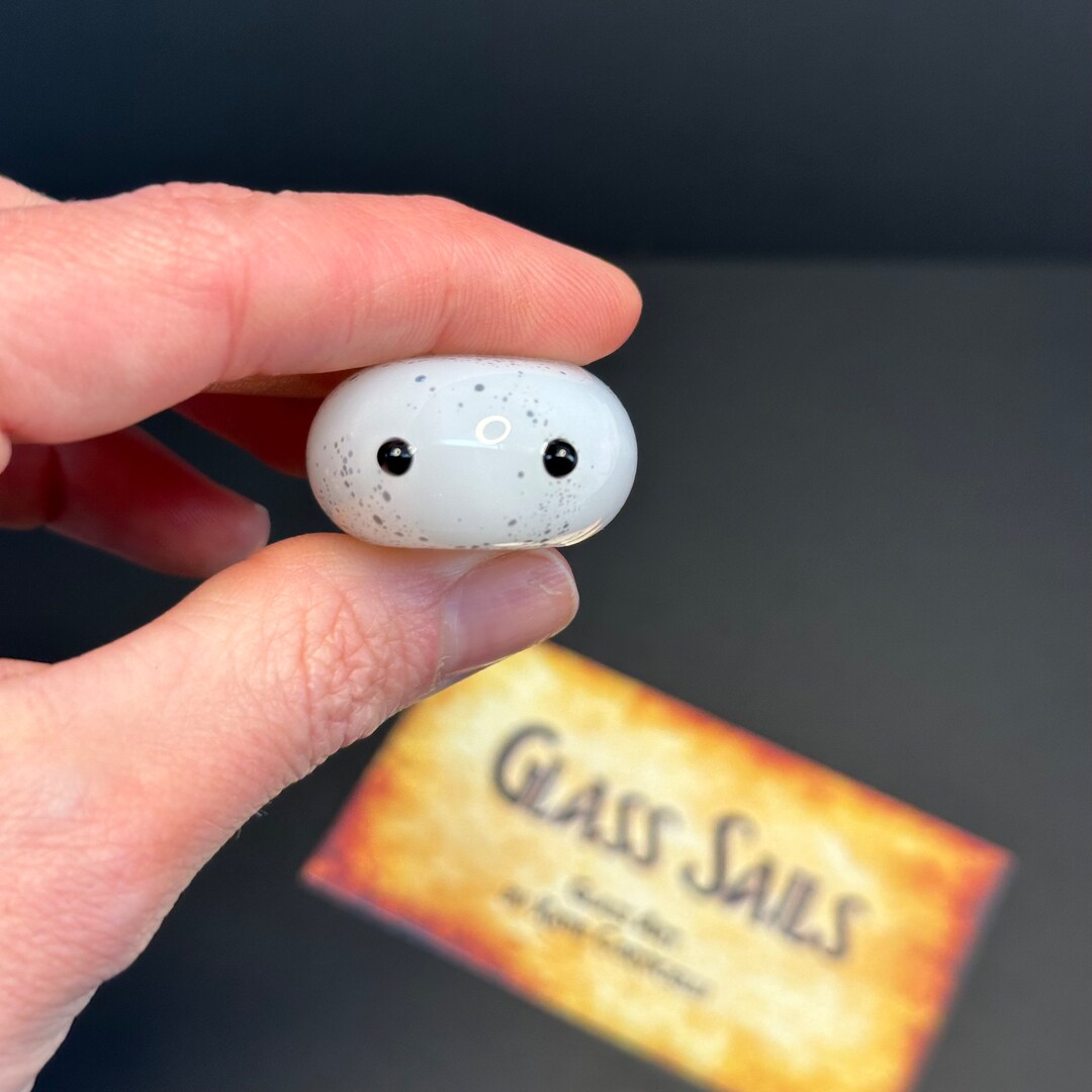 Glass Worry Stone Cute Comfort Creature Handmade Pocket Sensory Stone ...