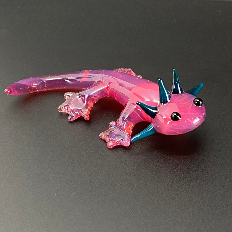 Specialty Cute Glass Axolotl Sculpture Karmaline Limited - Etsy