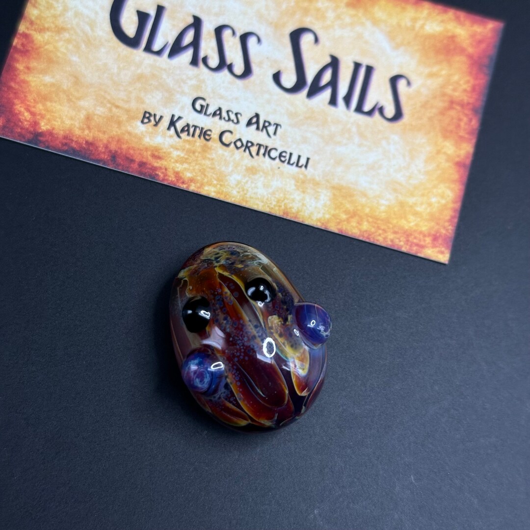 Glass Worried Stone to Give Comfort to Worry Stone Handmade Cozy Pocket ...