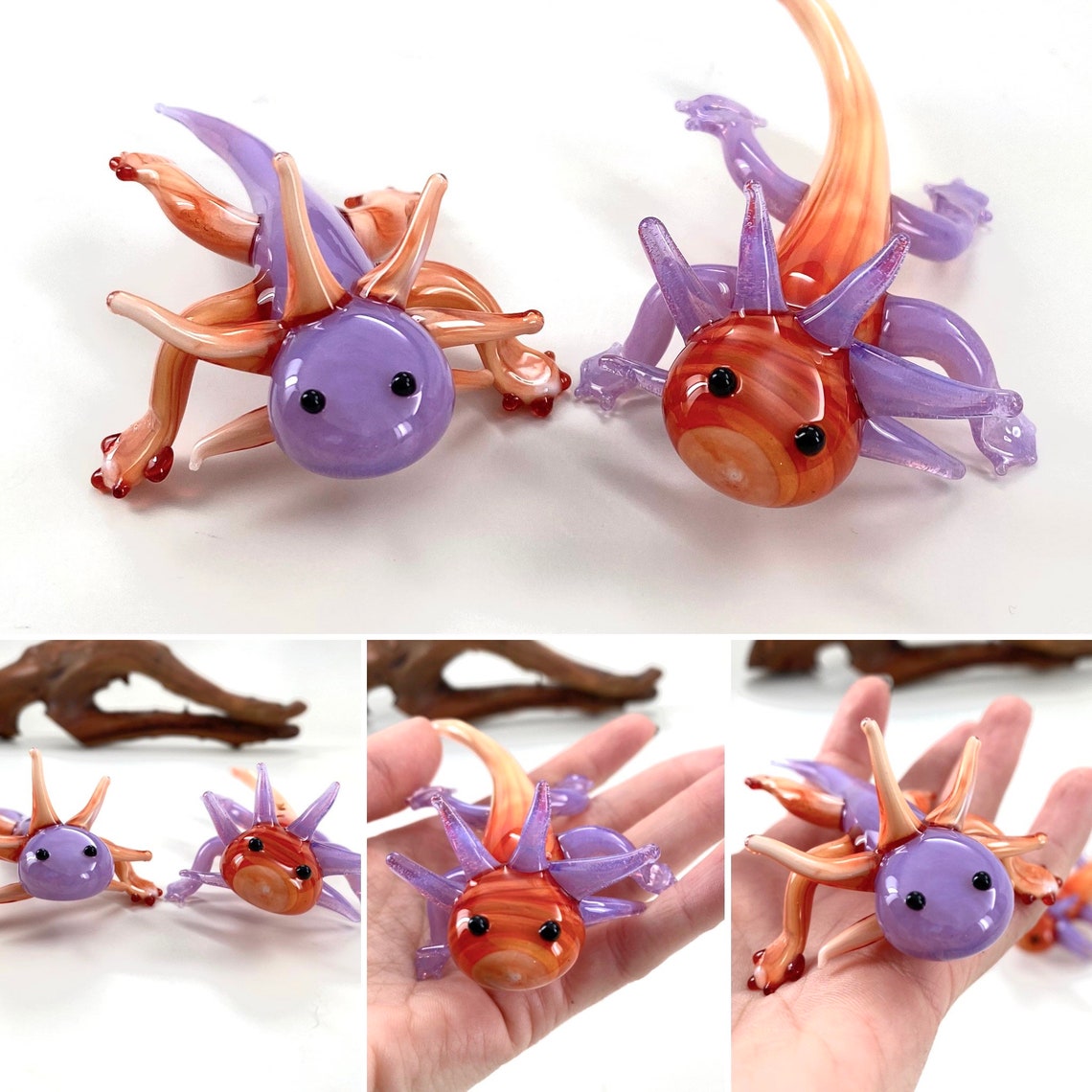 Custom Colored Axolotl Sculpture Colored Like Your Axie or | Etsy