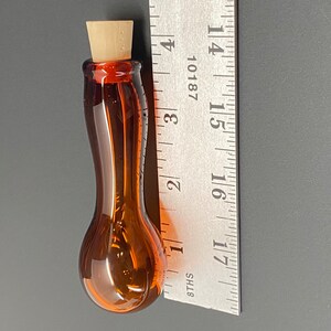 Small Amber Glass Potion Bottle – Renaissance Faire Bodice Chiller - Etsy