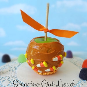 Faux Fake Realistic Caramel Apple Candy Corn Home Decor Photo Prop - Etsy