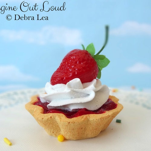 Fake Tart Tartelette Mini Dessert Key Lime Cream SINGLE - Etsy