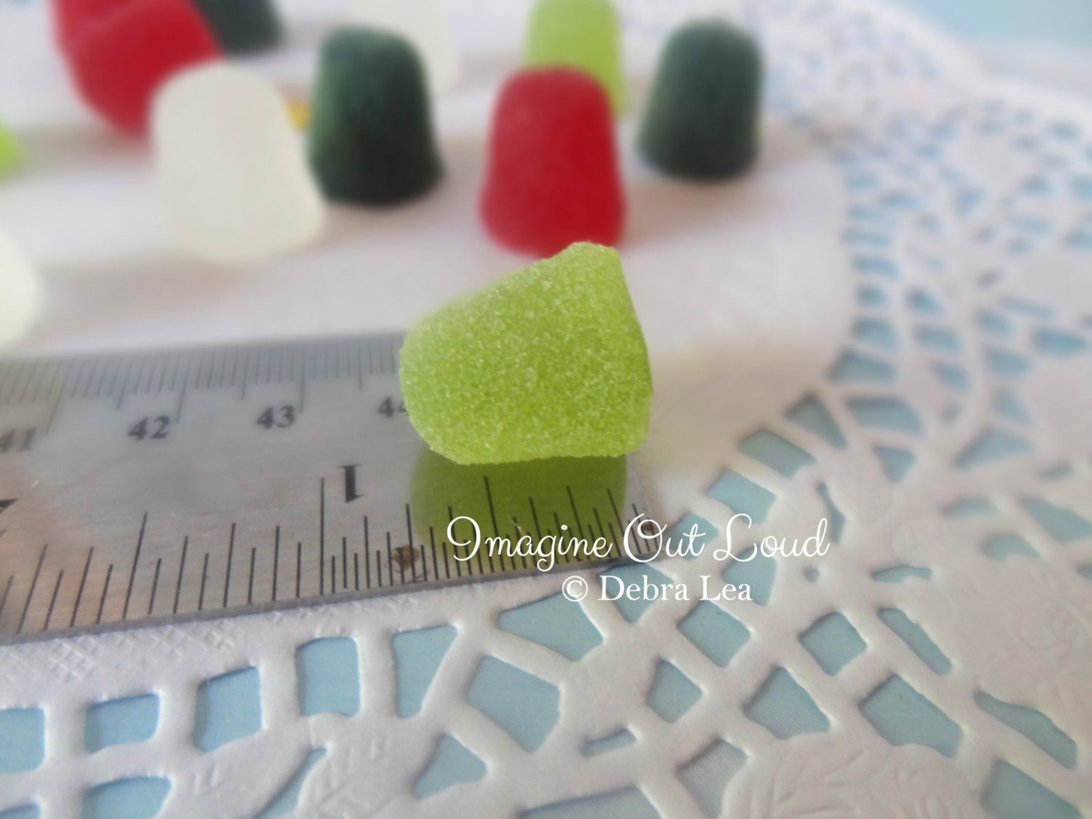 Fake Candy Faux Spice Drops Gumdrops Christmas Holiday Sweets Display ...