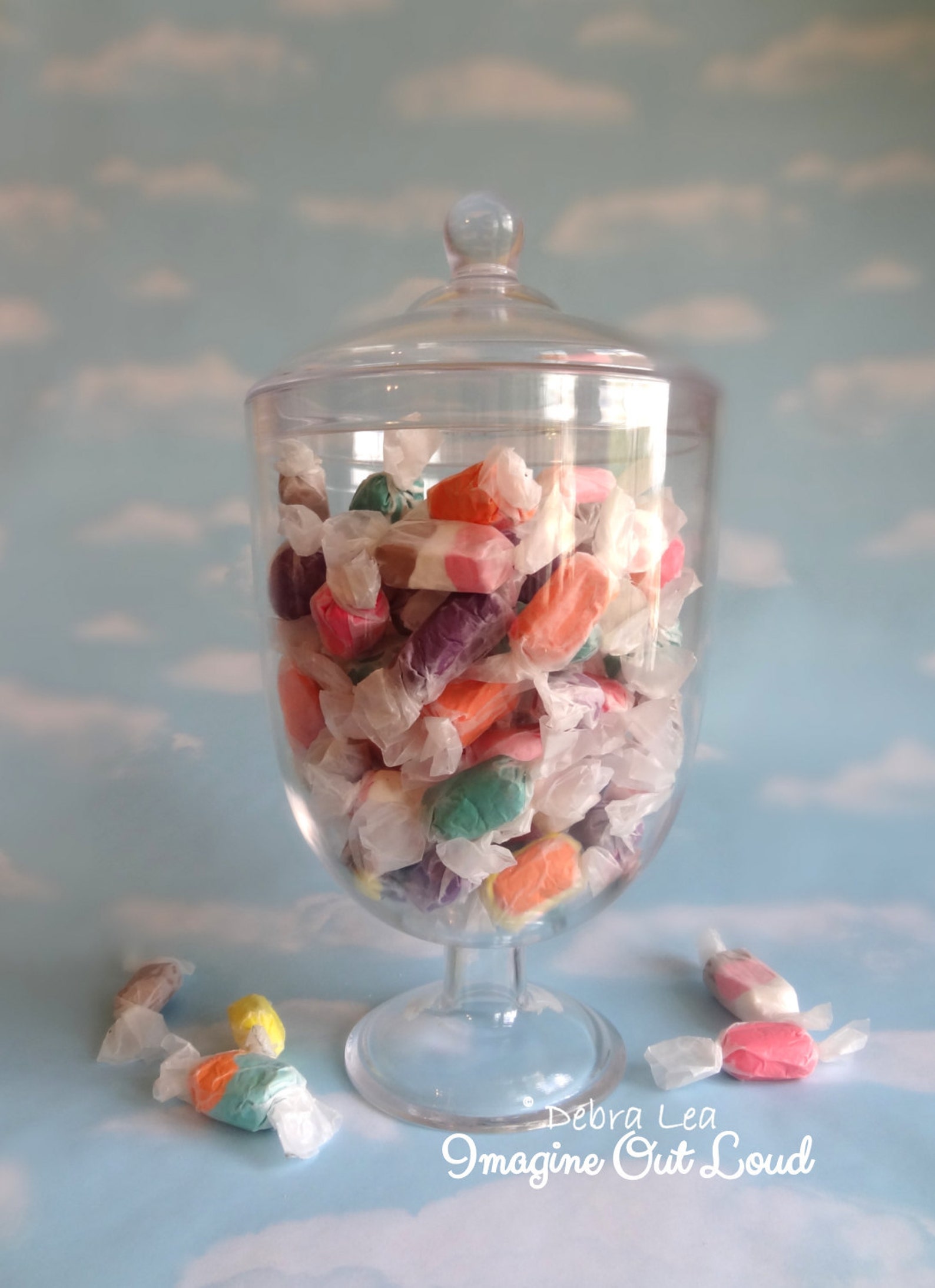 Fake Candy Faux Candies Pastel Salt Water Taffy Wrapped - Etsy