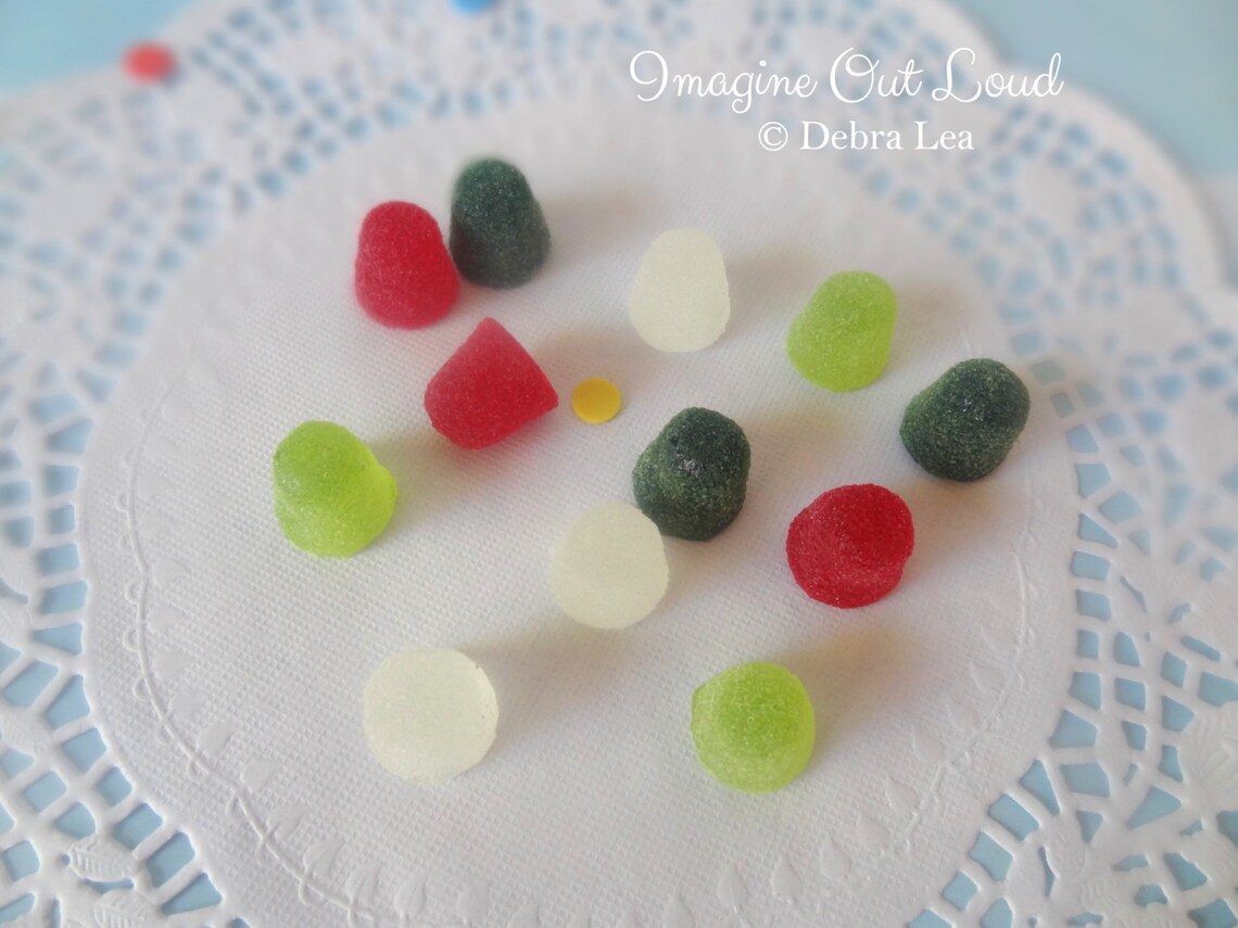 Fake Candy Faux Spice Drops Gumdrops Christmas Holiday Sweets - Etsy