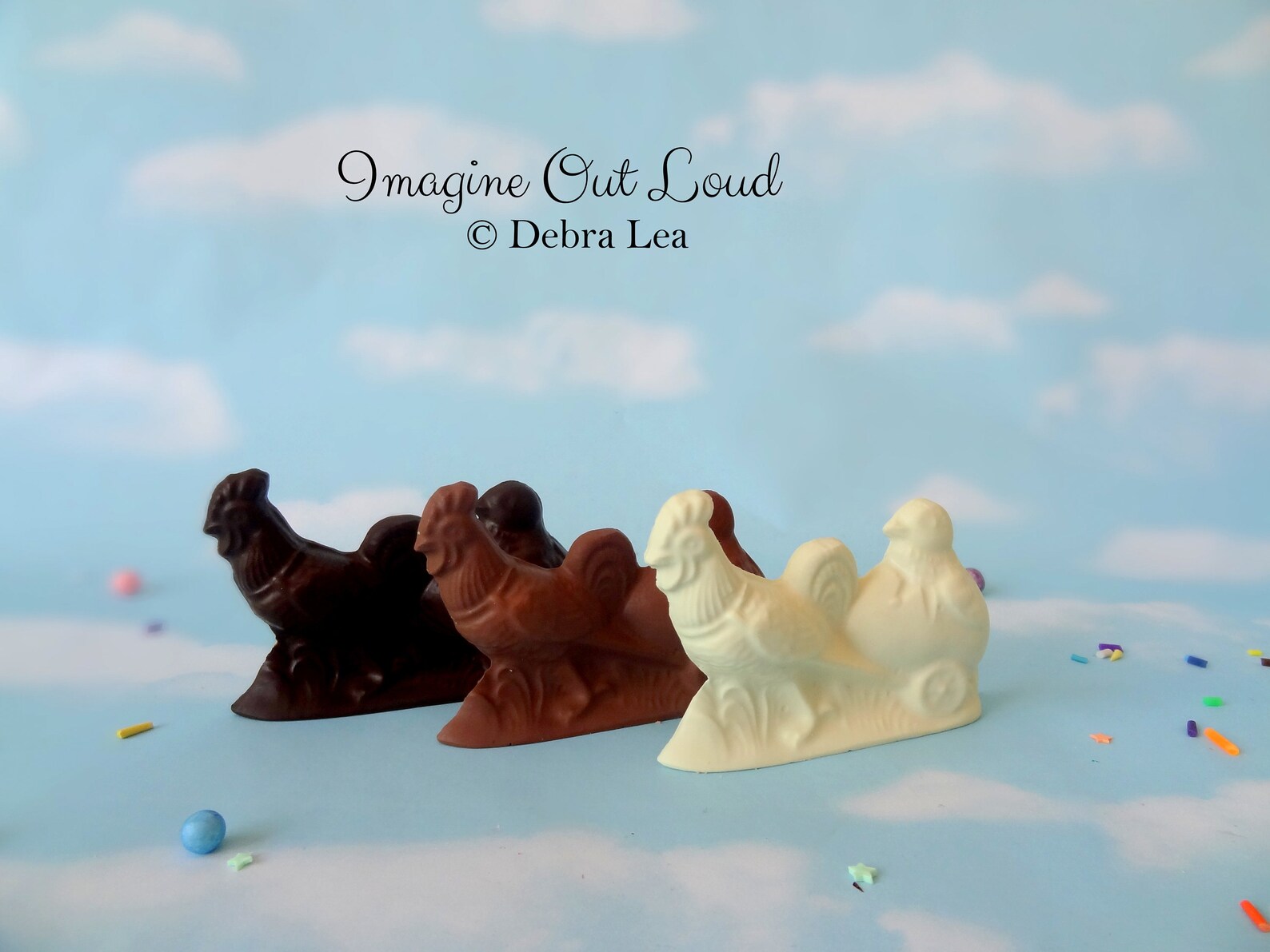 Fake Easter Chocolate Rooster and Chick Handmade Faux Spring - Etsy