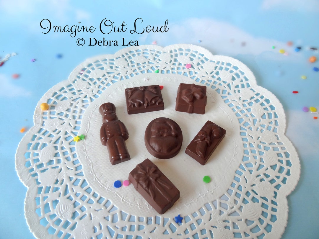 Fake Candy Christmas Holiday Milk Chocolate Sweets Display Faux Food ...