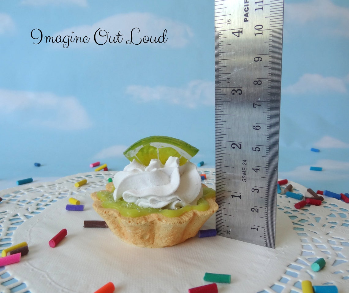 Fake Tart Tartelette Mini Dessert Key Lime Cream SINGLE - Etsy
