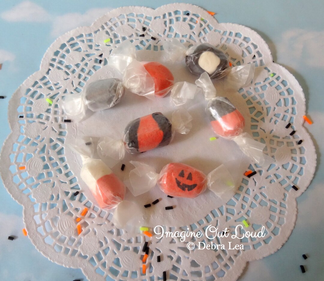 Fake Candy Faux Candies Halloween Salt Water Taffy Bowl Fillers Display ...