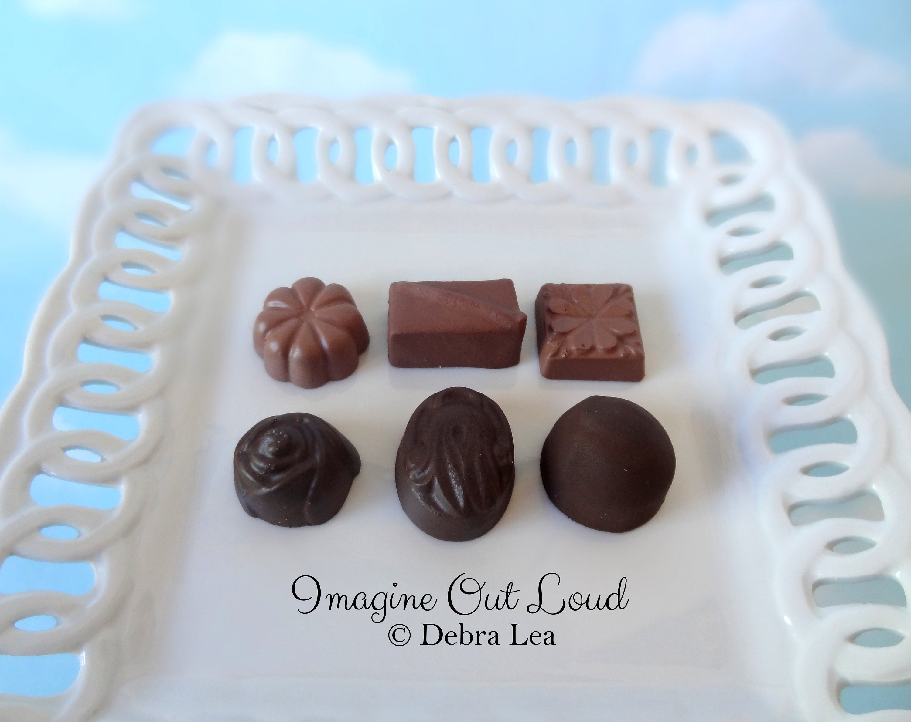 Fake Chocolate Bon Bons Candy Set: Halloween Valentine's Display Food ...