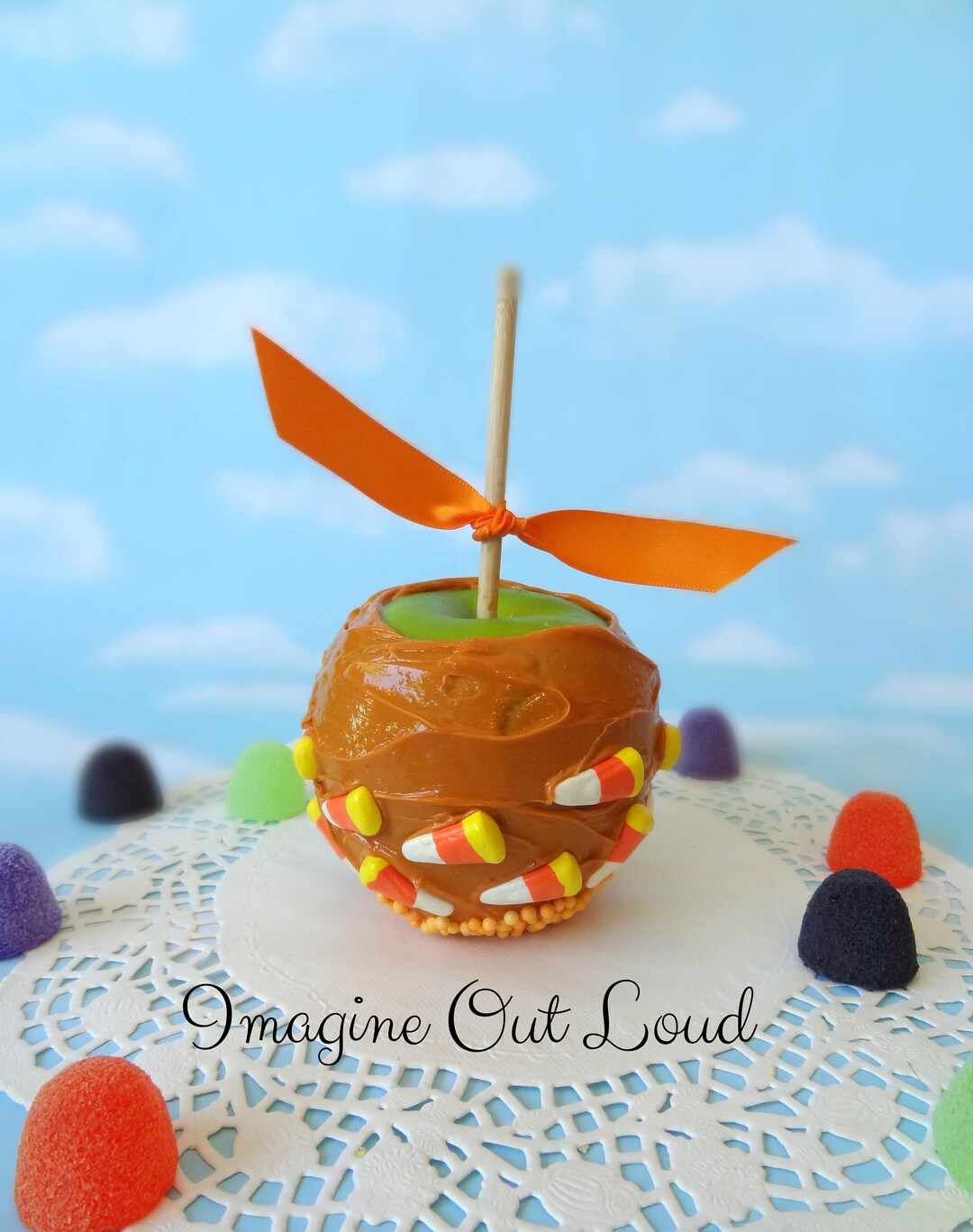 Faux Fake Realistic Caramel Apple Candy Corn Home Decor Photo Prop - Etsy