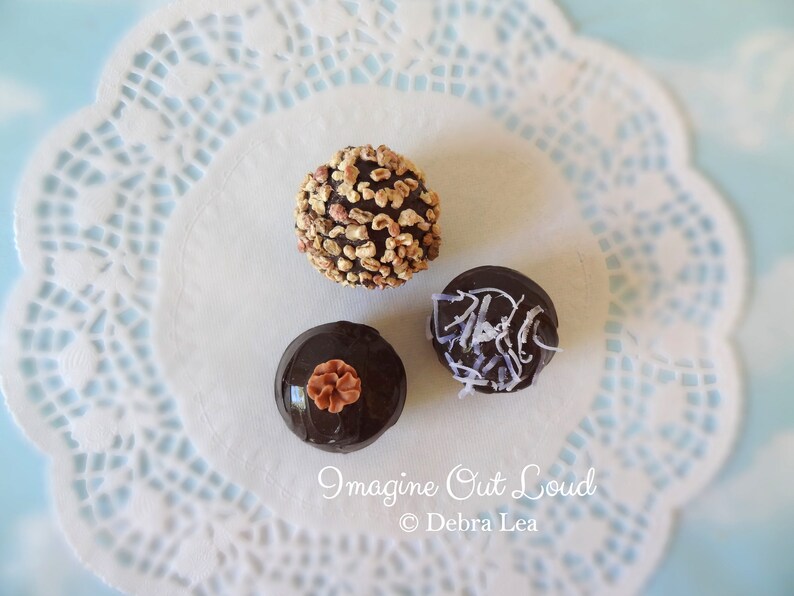 FAUX Chocolate Truffle Set Fake Food Kitchen Prop Decor - Etsy