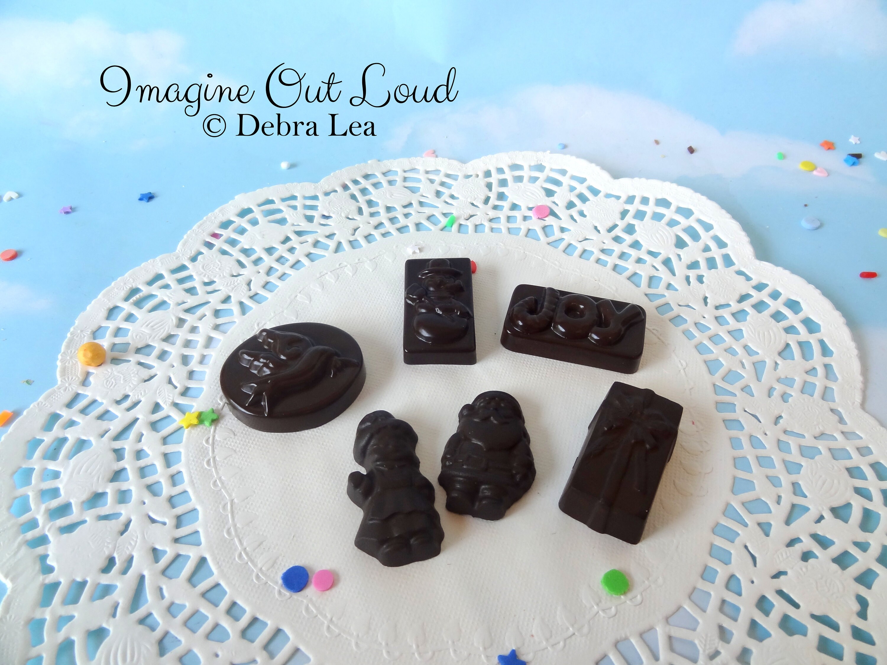 Fake Candy Christmas Holiday Dark Chocolate Sweets Display - Etsy