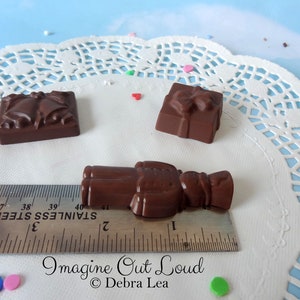 Fake Candy Christmas Holiday Milk Chocolate Sweets Display Faux Food ...