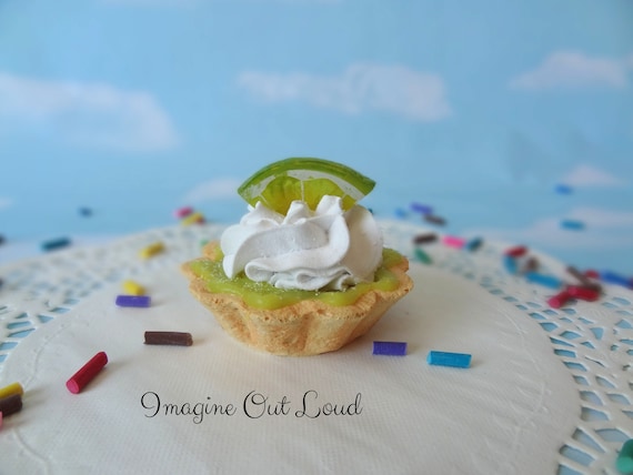 Fake Tart Tartelette Mini Dessert Key Lime Cream SINGLE - Etsy