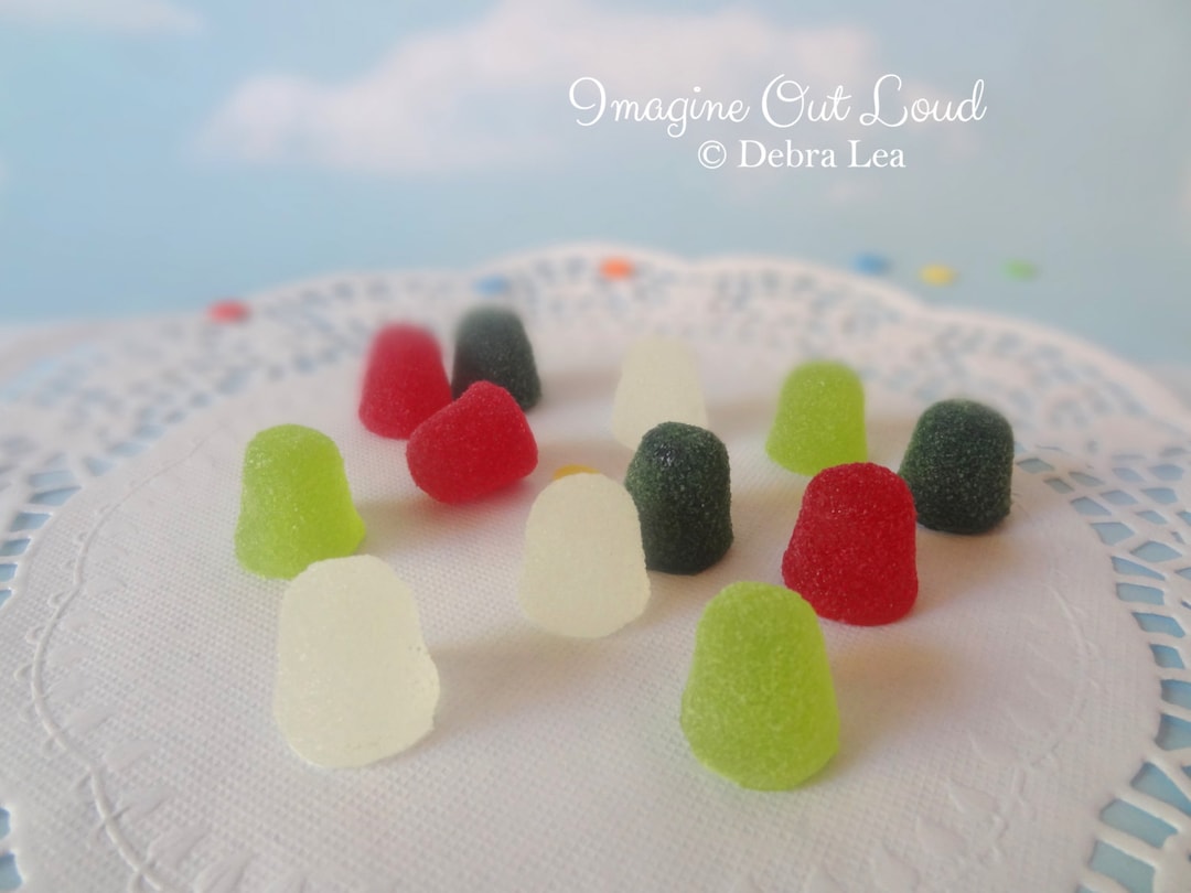 Fake Candy Faux Spice Drops Gumdrops Christmas Holiday Sweets Display ...