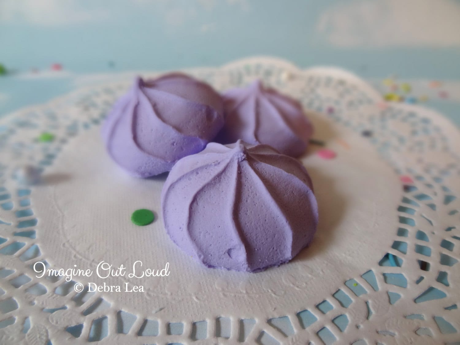 FAUX Cookie Meringue Grape Purple Set Fake Food Prop Photo - Etsy