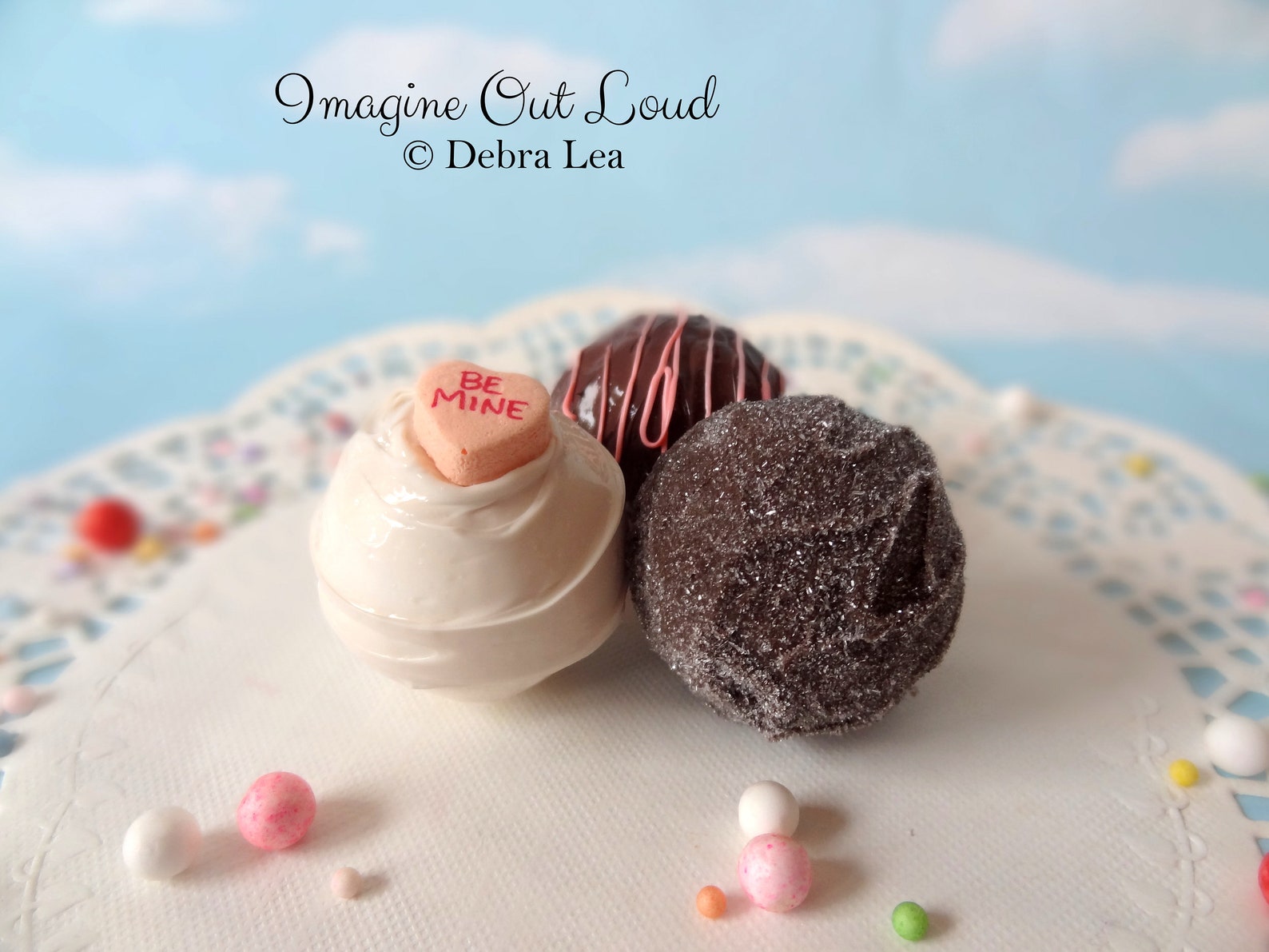 FAUX Truffle Fake Cake Pop Set MIXED Chocolate Valentine's Day Set ...