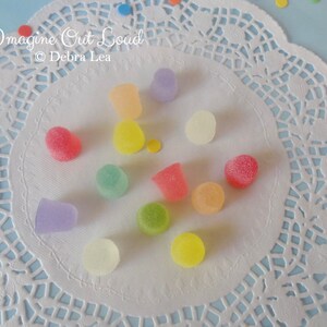 Fake Candy Faux Spice Drops PASTEL Holiday Sweets Rainbow Display Food ...