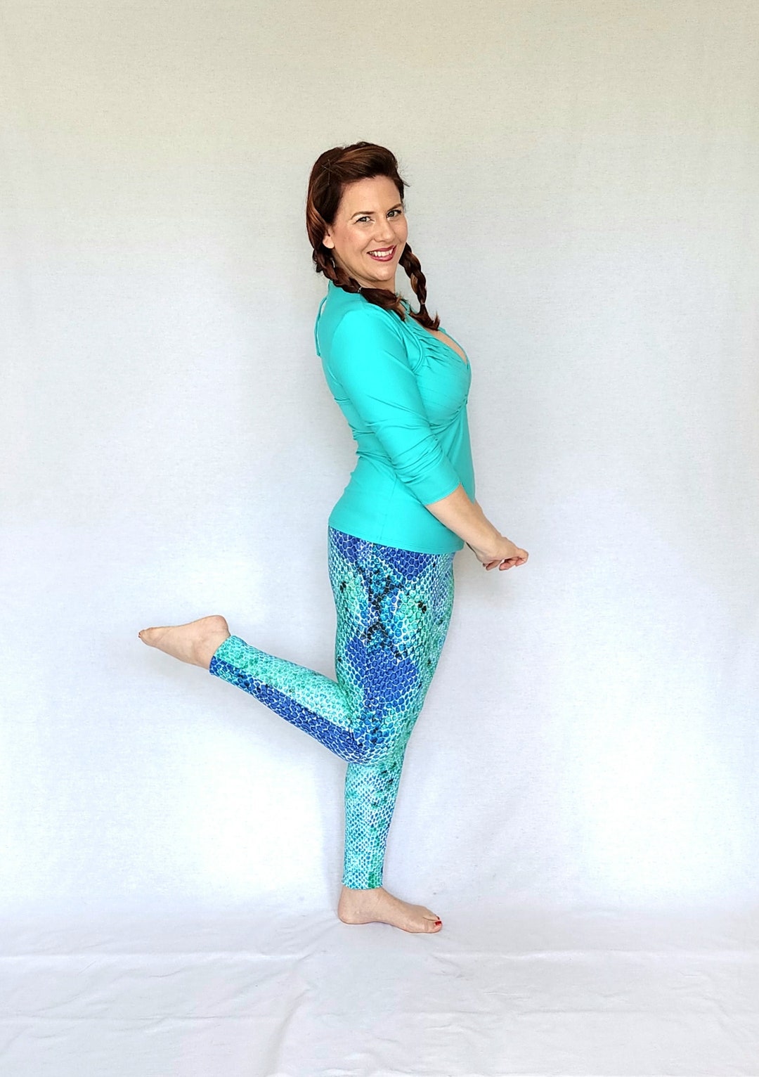 Custom Fluted Rash Guard Swimsuit: Built-in Bra, Recycled Nylon Lycra ...