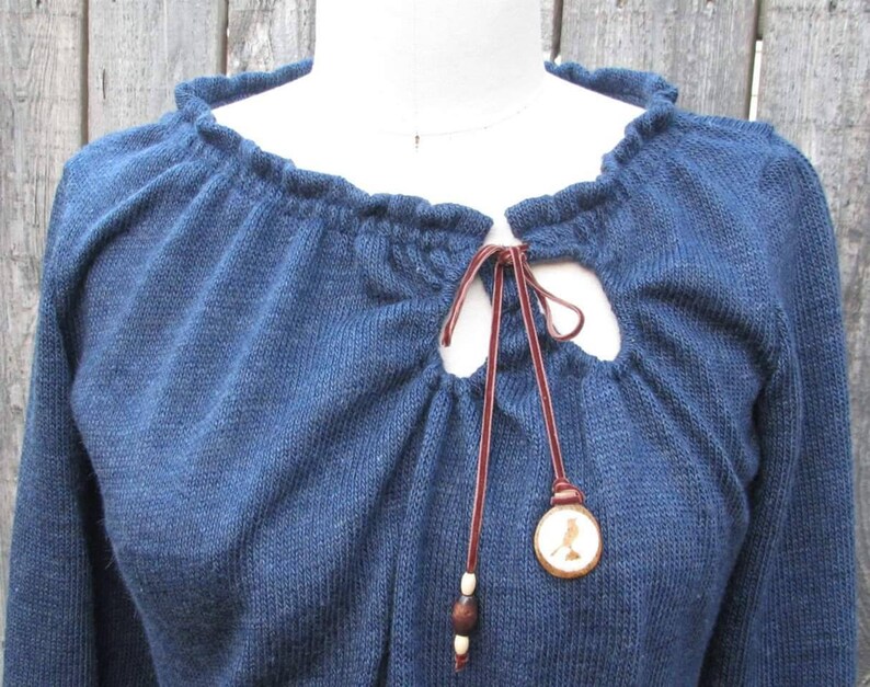 Smocked Keyhole Sweater With Custom Pendants - Etsy