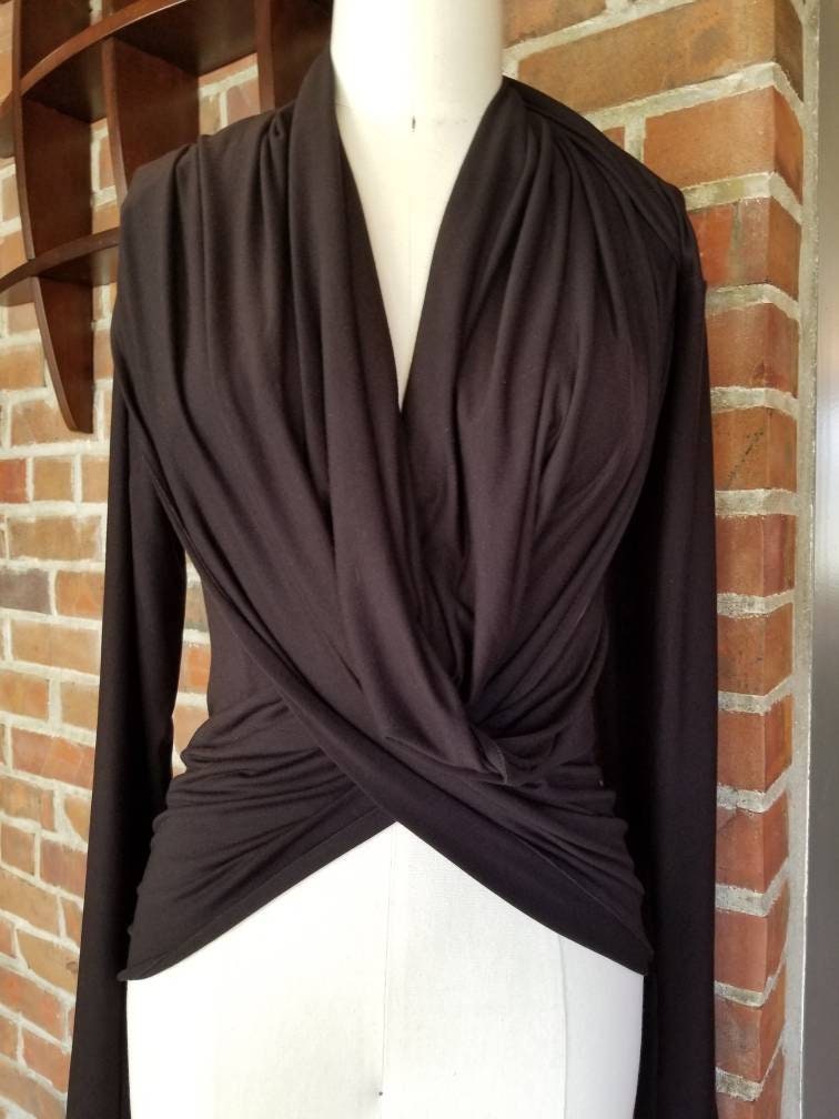 Custom Convertible Scarf Top with Sleeves