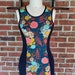 Retro Princess Panel Dress Navy Floral - Custom Made by Shanna Britta ...