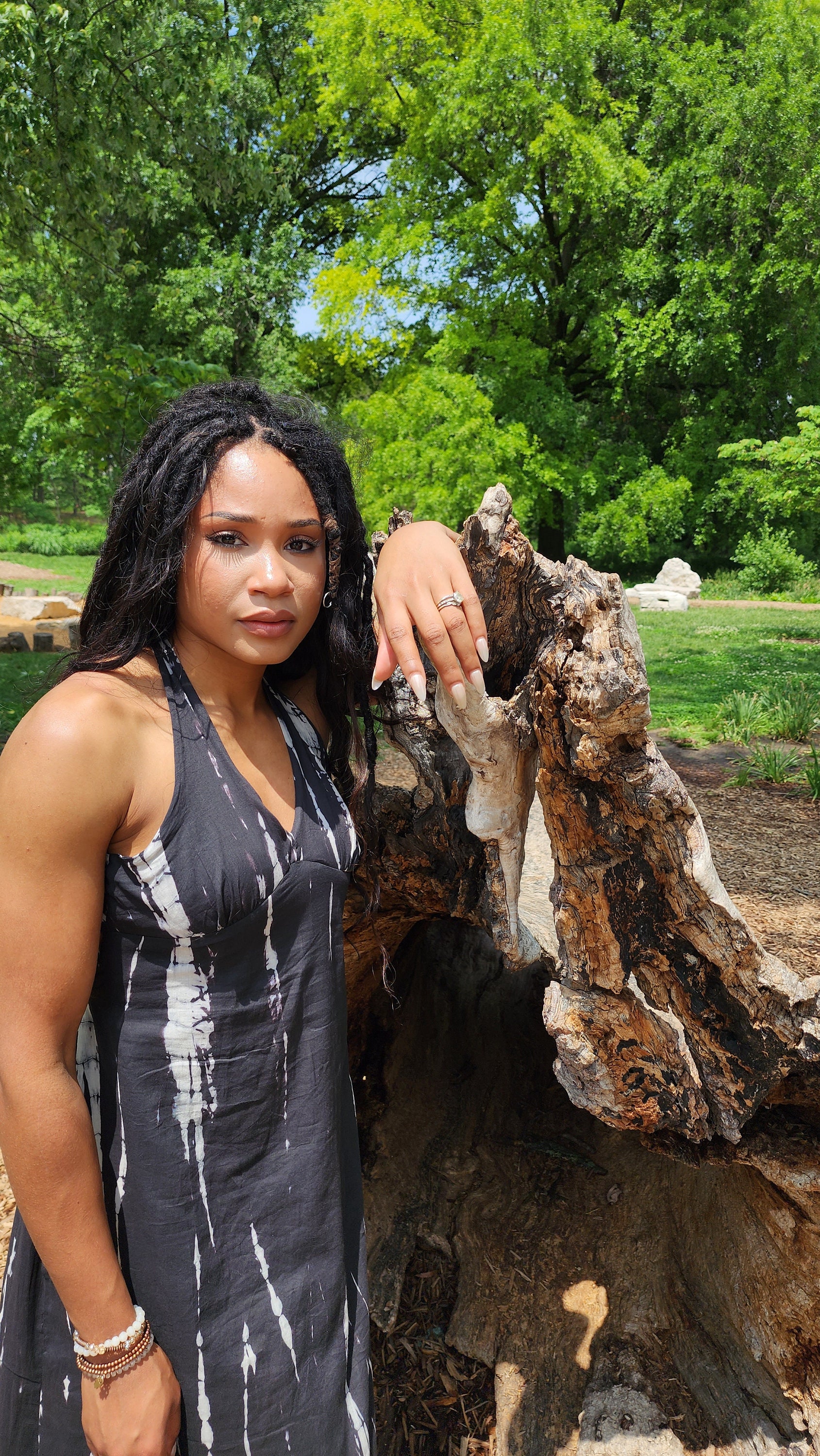 Indian Artisan Shibori Maxi Dress With Open Back Dress - Custom Made by ...