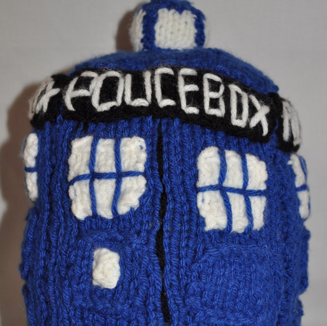 Doctor Who Knitted TARDIS Plush - Etsy