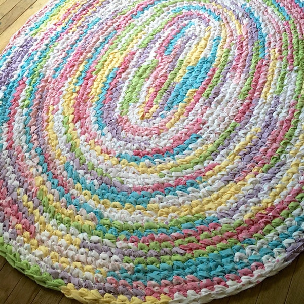 Large Crochet Rug - Etsy