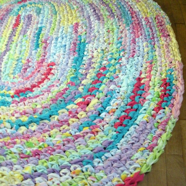 Oval Rag Rug - Etsy