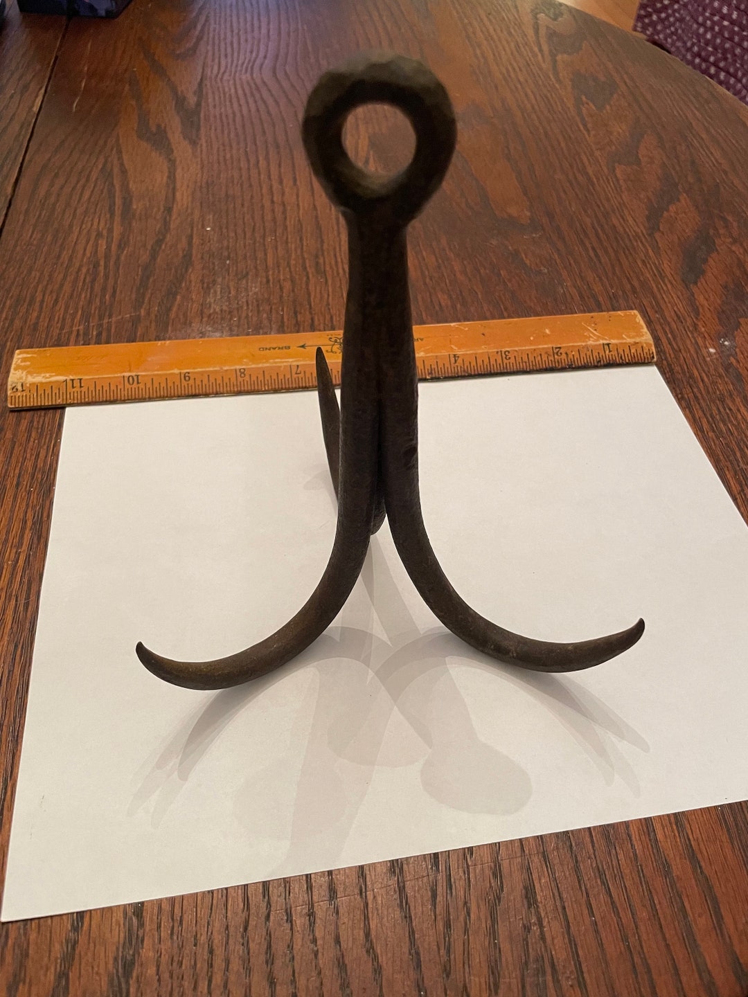 Antique Wrought Iron Three Prong Meat or Spice Dry Hook 1800s - Etsy