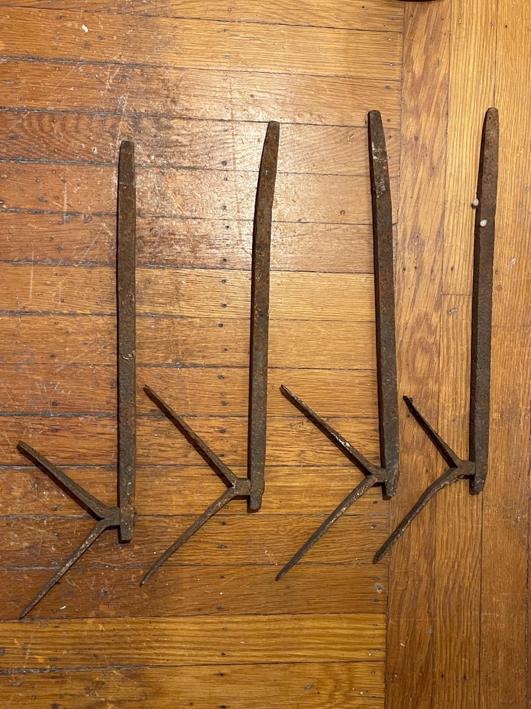 Antique Wrought Iron Gutter Brackets - Etsy