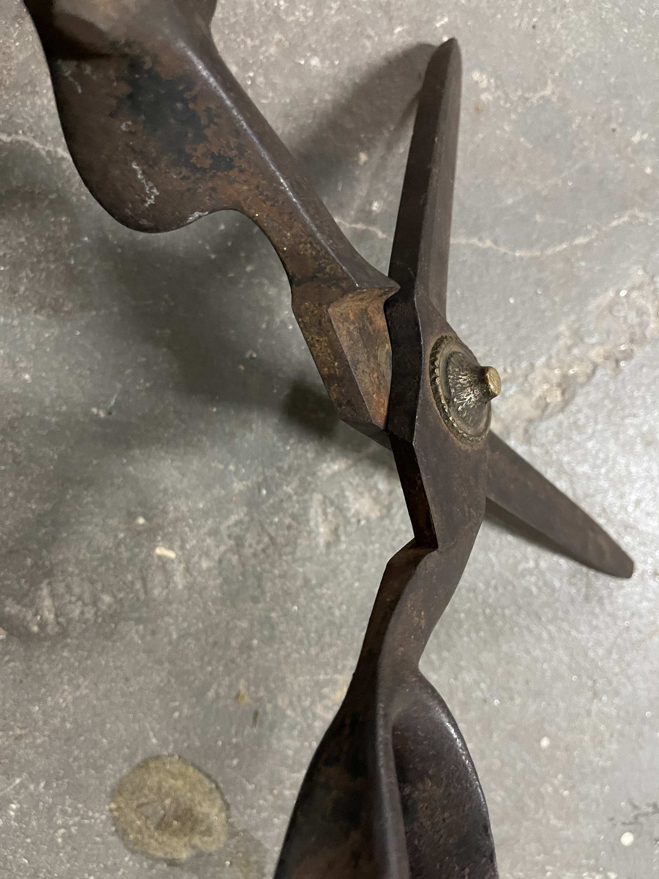 Antique Scissors Blacksmith Made Tinsmithing Scissors - Etsy