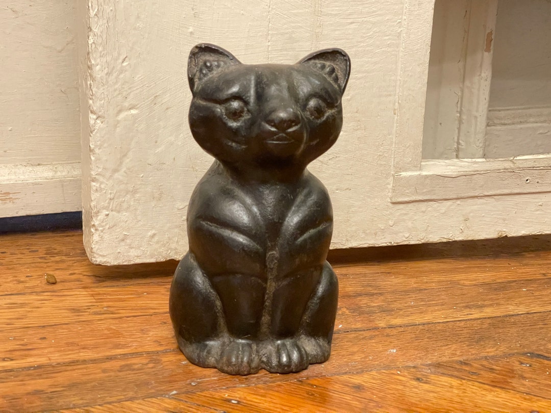Antique Doorstop Hollow Cats Albany #95 - Etsy