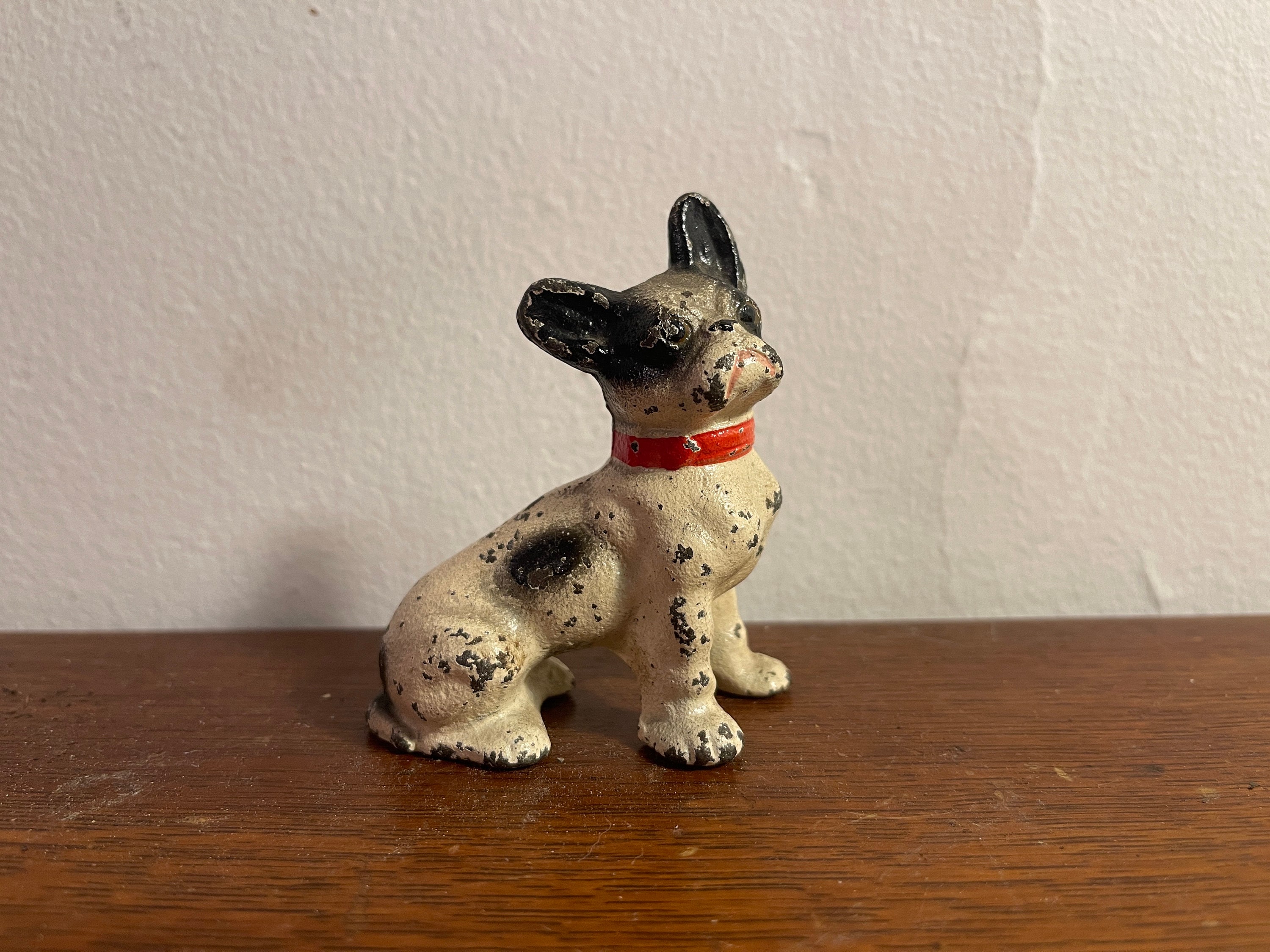Antique Hubley French Bulldog Iron Paperweight - Etsy