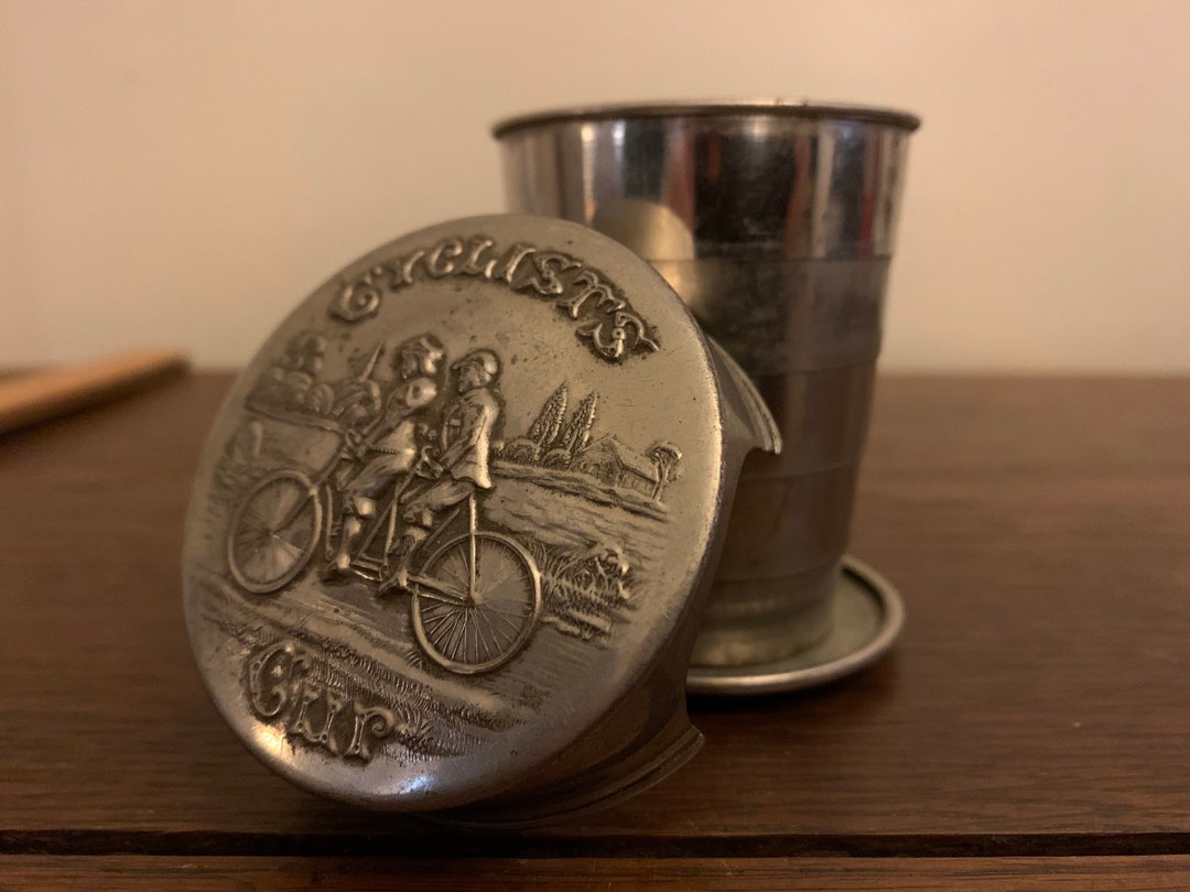 Cyclist’s Cup, Antique, Portable, Collapsable, Patented 1897. - Etsy