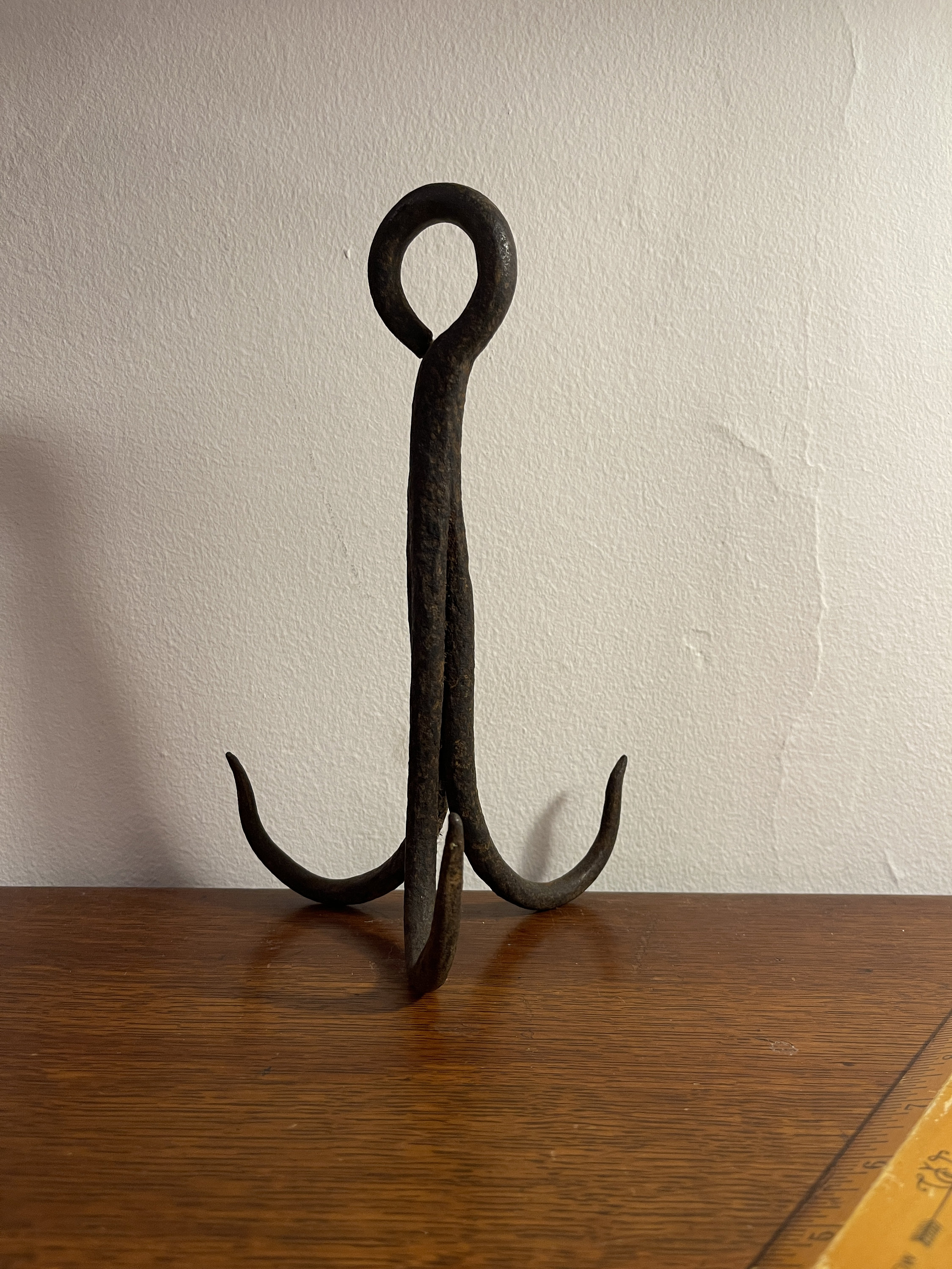 Three Prong Colonial Wrought Iron Poultry Hook - Etsy