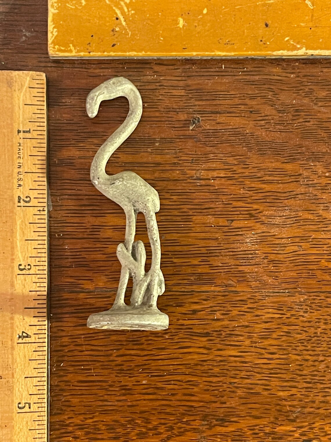 Vintage Cast Iron Flamingo Paperweight Souvenir - Etsy