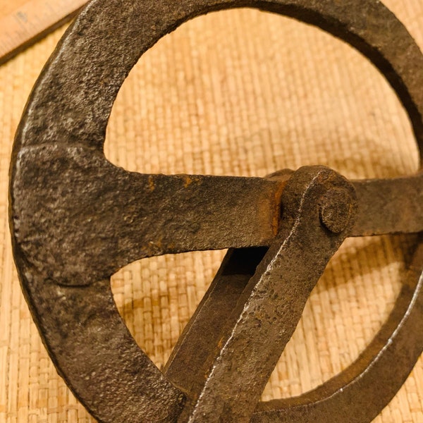 Antique Iron Wheel - Etsy