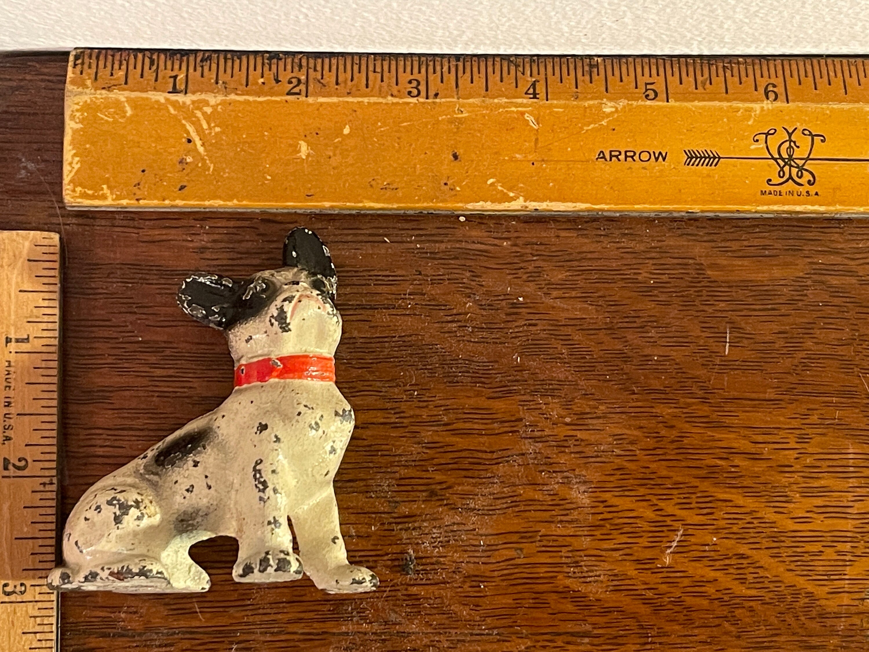 Antique Hubley French Bulldog Iron Paperweight - Etsy