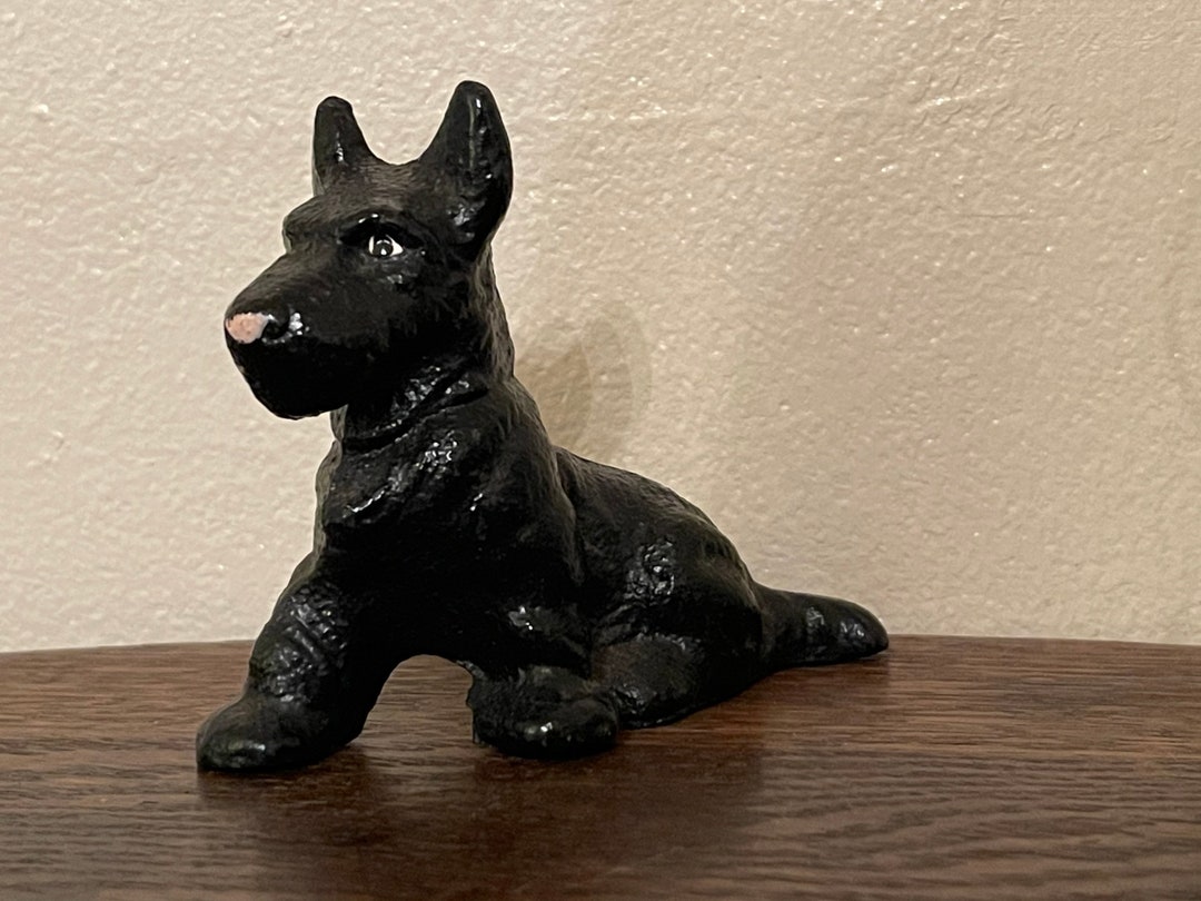Hubley Cast Iron Scottie Terrier Dog Paperweight Great Condition - Etsy