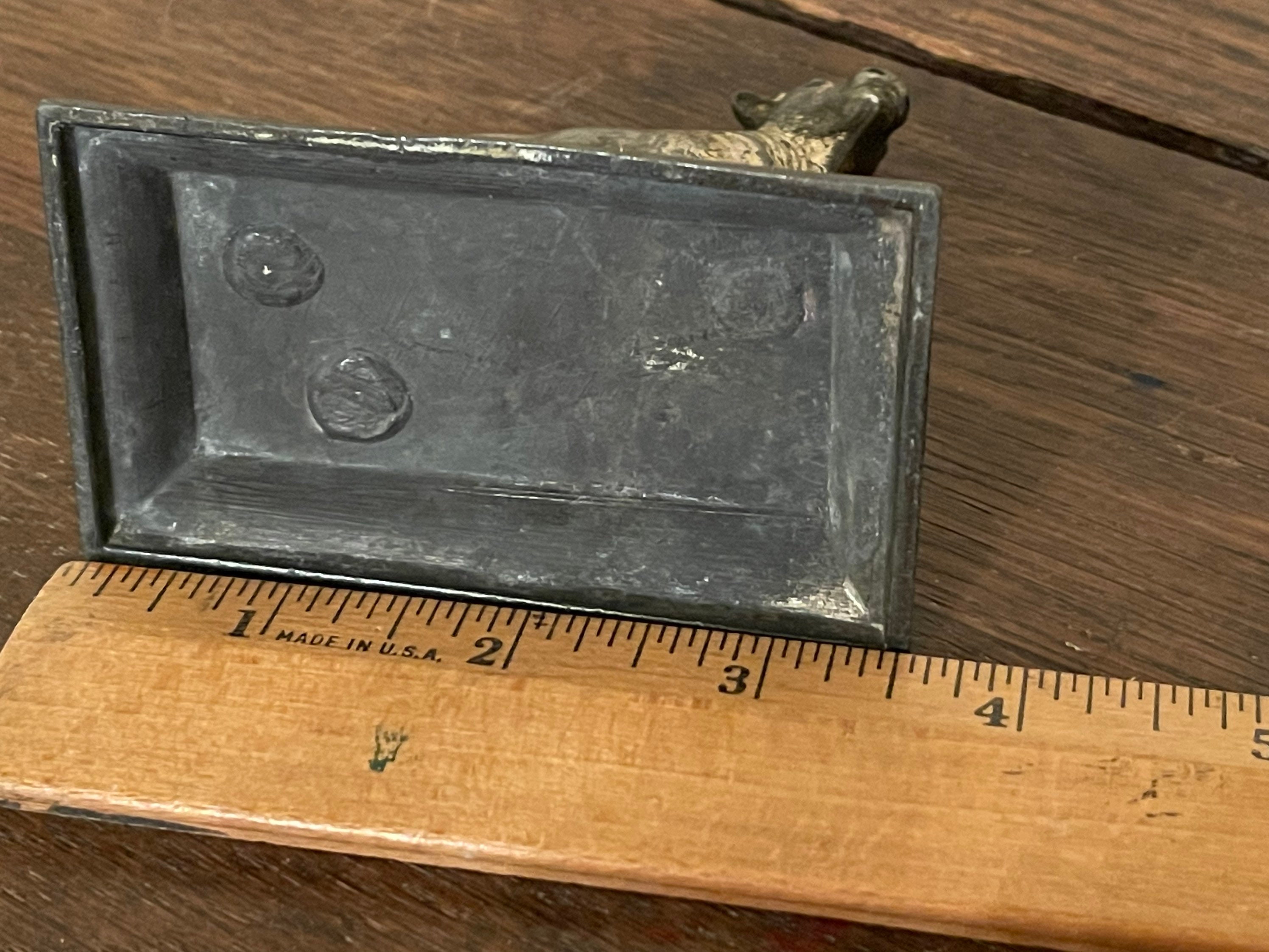 Ajax Bull Babbitt Paperweight — Metal Alloy - Etsy