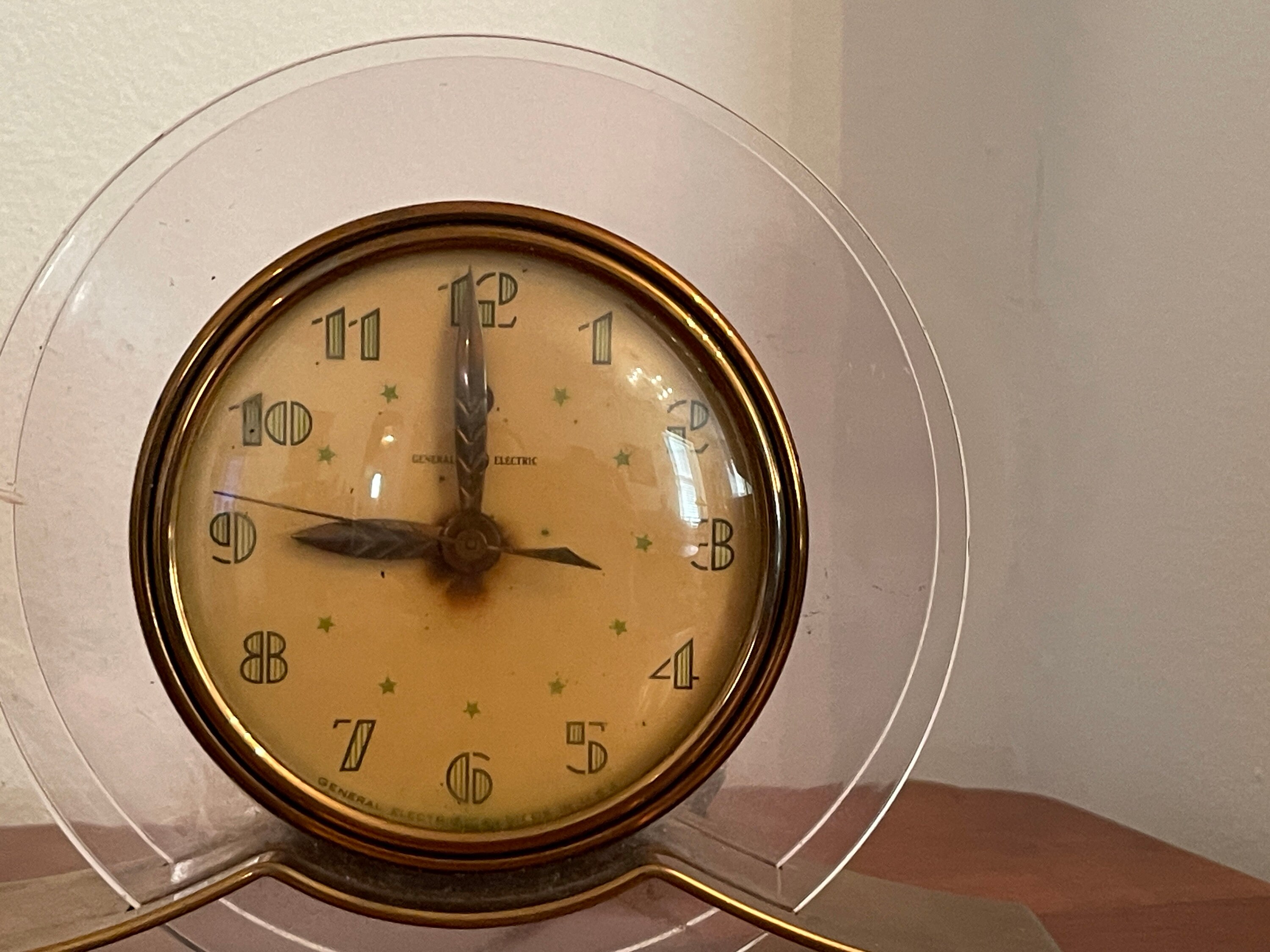 Art Deco General Electric Rapture Electric Clock 1940's 3H160 Desk ...