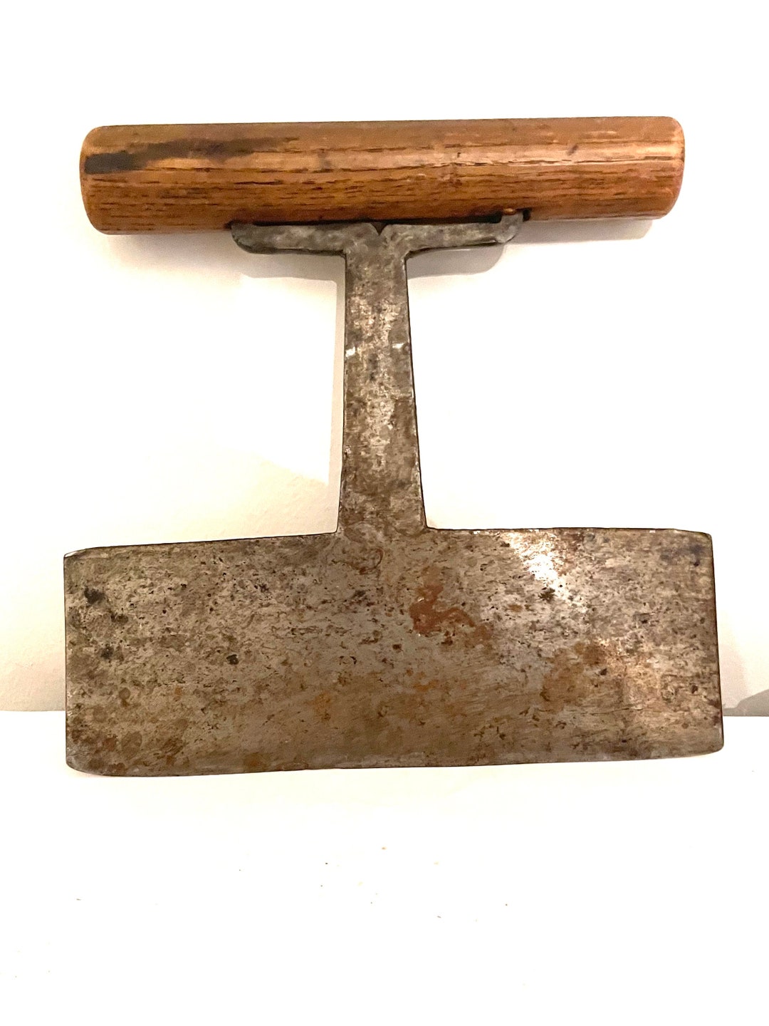 1800’s Wrought Oak Handle Thick Chopper Knife - Etsy