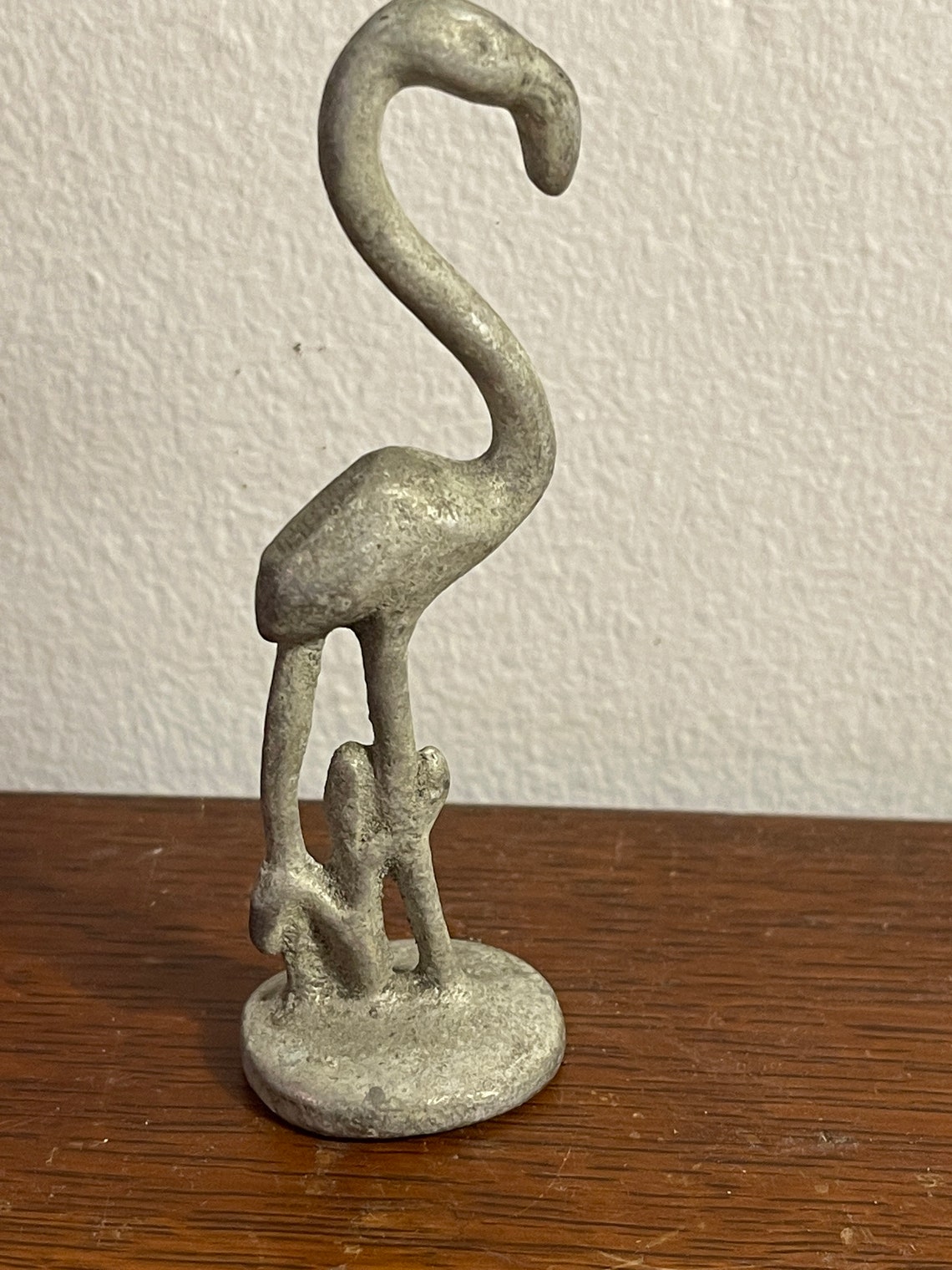 Vintage Cast Iron Flamingo Paperweight Souvenir - Etsy