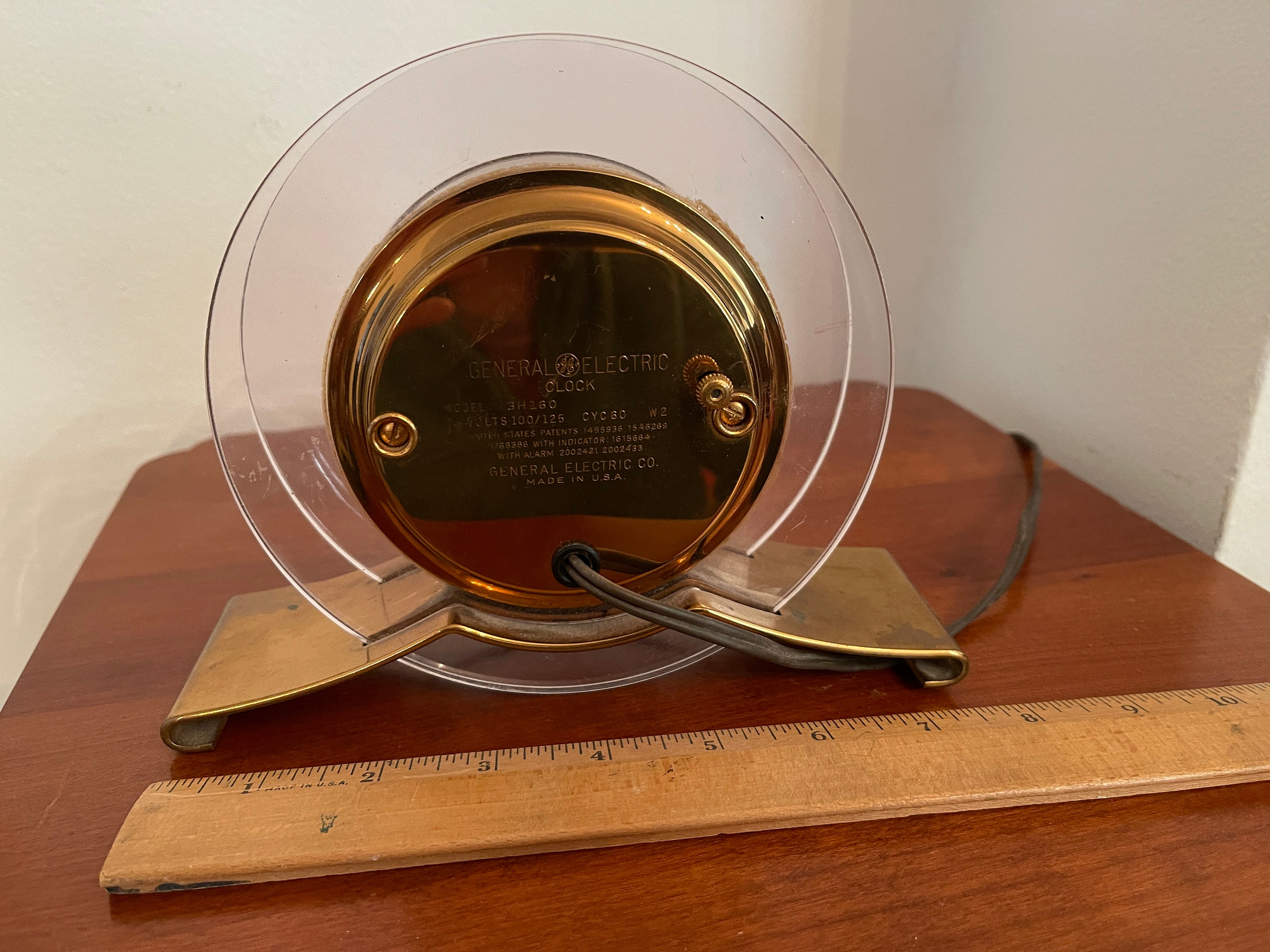 Art Deco General Electric Rapture Electric Clock 1940's 3H160 Desk ...