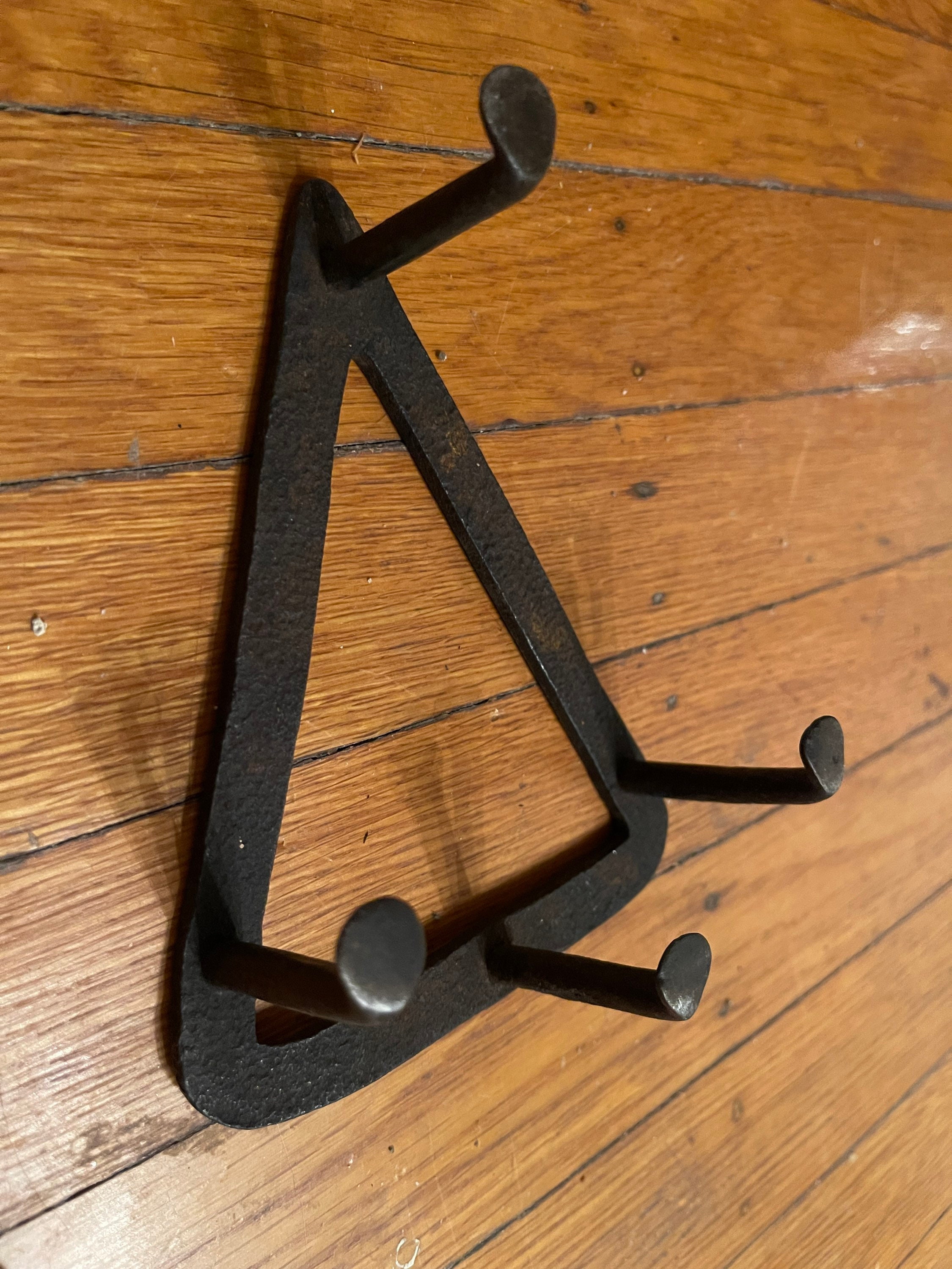 Antique Geometric Wrought-iron Triangular Trivet - Etsy